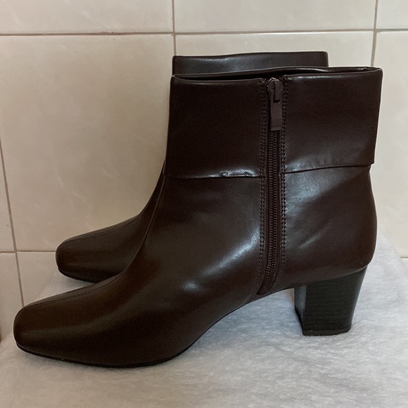 Basic Editions | Shoes | Basic Editions Faux Leather Ankle Boots | Poshmark